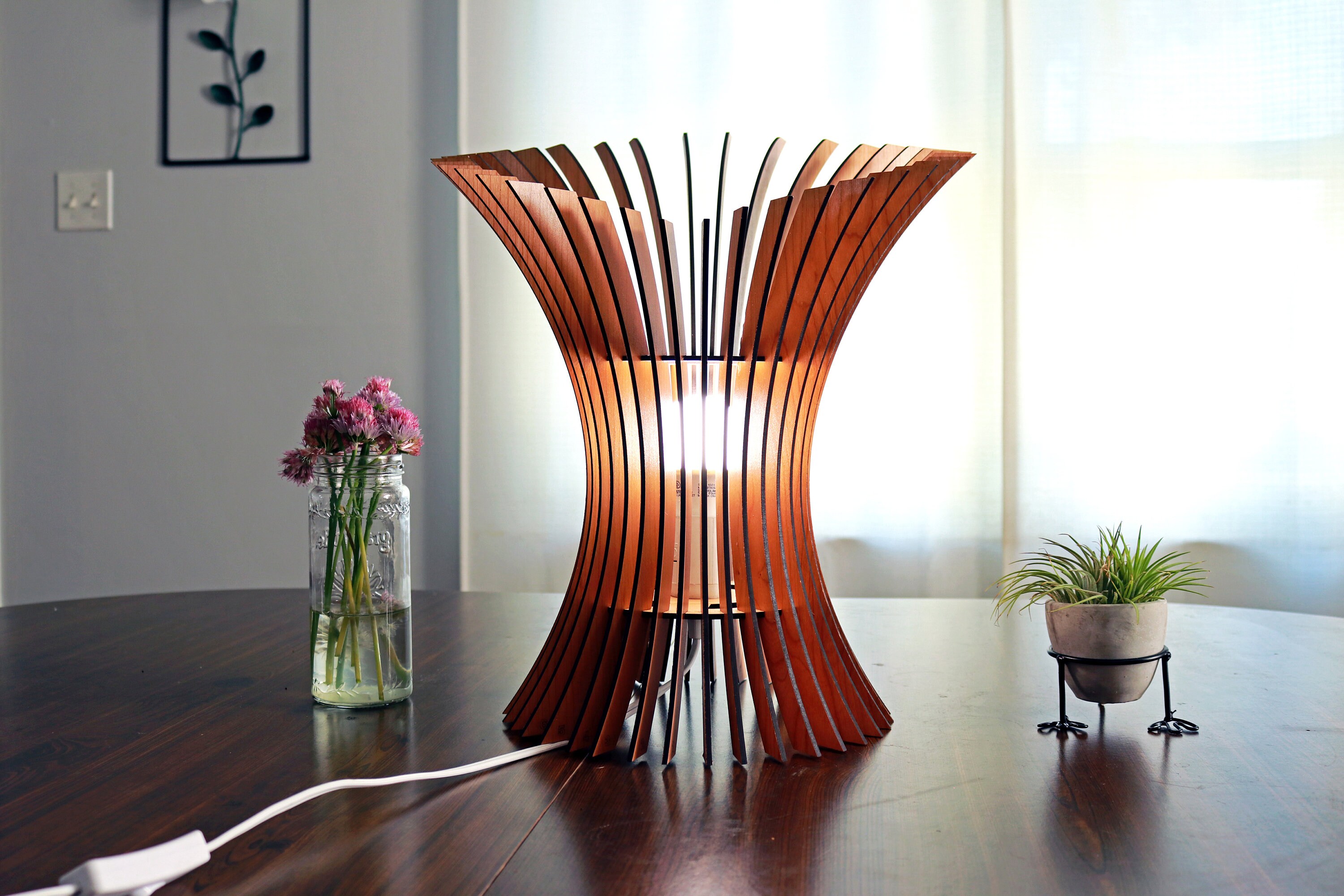 Wood Shell Lamp Laser Cut SVG Digital File Only | Etsy