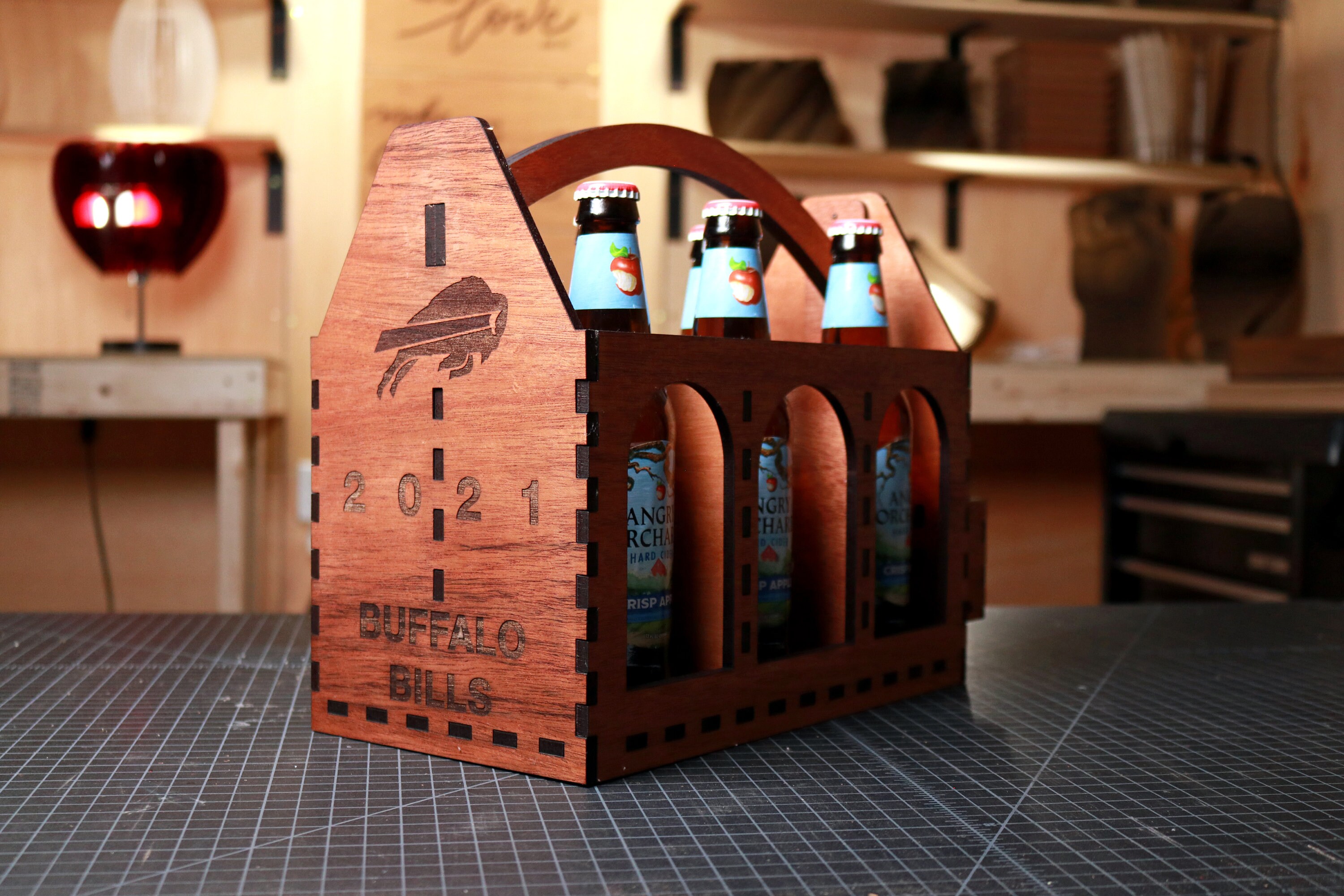 Custom Beer Caddy laser Cut SVG Digital File and Instructions - Etsy UK