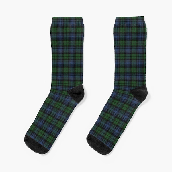 Scottish Black Socks - Etsy