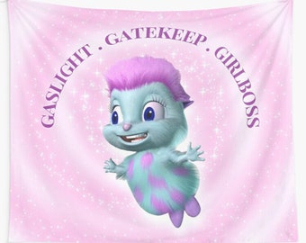 Bibble's Beliefs Tapestries Gaslight Gatekeep Girlboss - Etsy