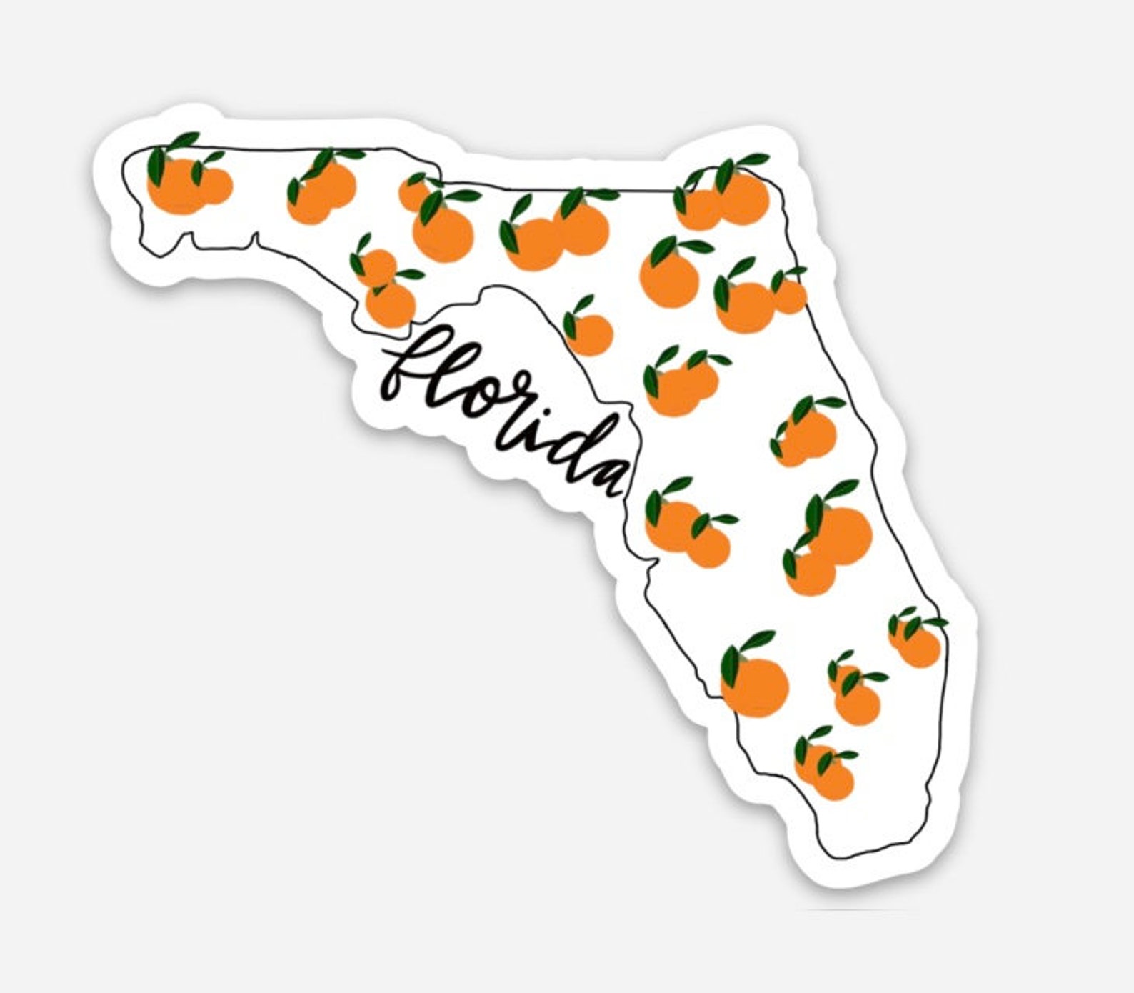 The Florida Sticker | Etsy