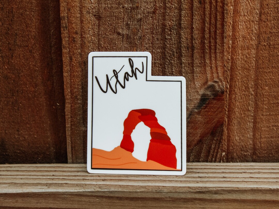 The Utah Sticker - Etsy