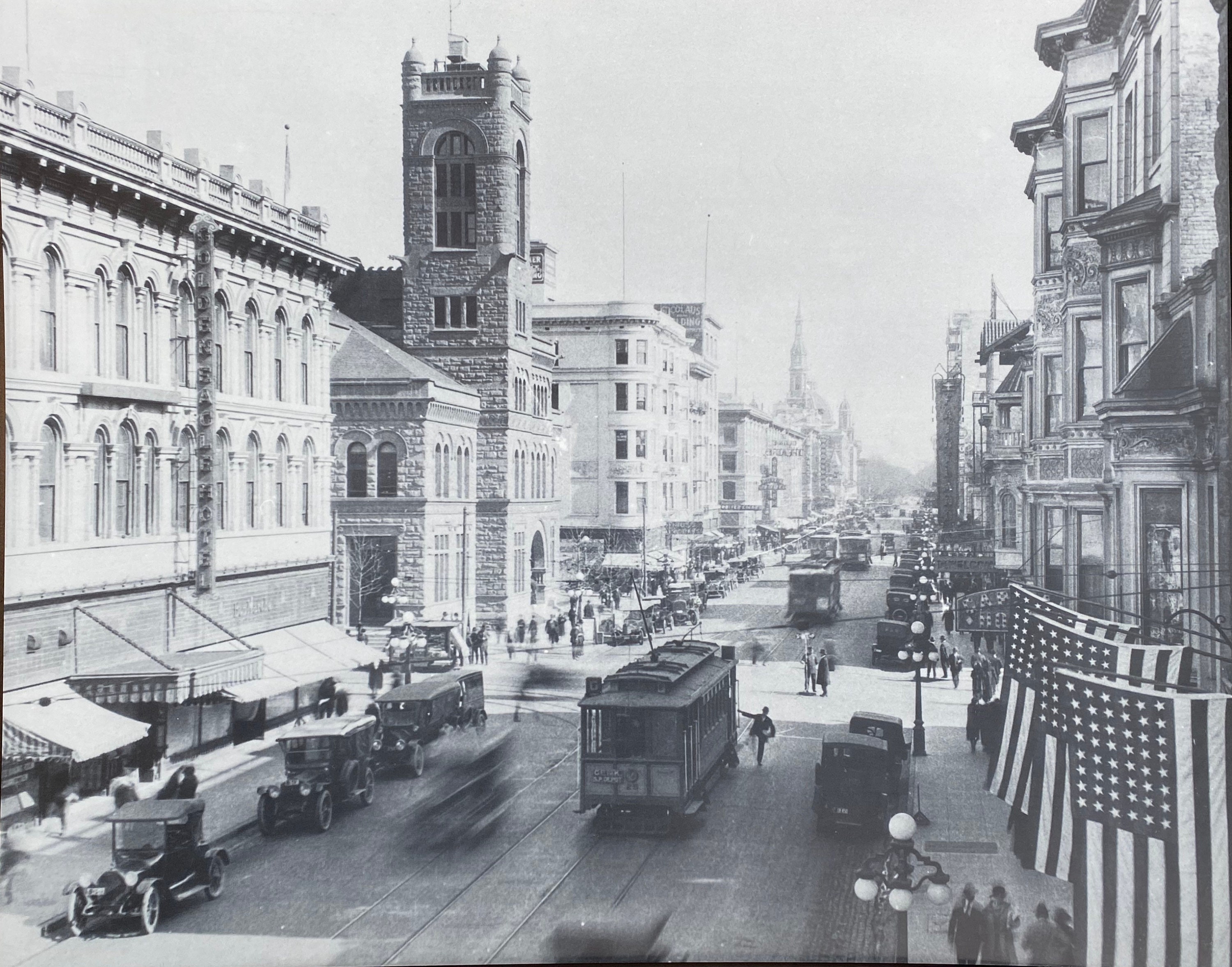 Historic photo poster Sacramento California K street 1920s | Etsy