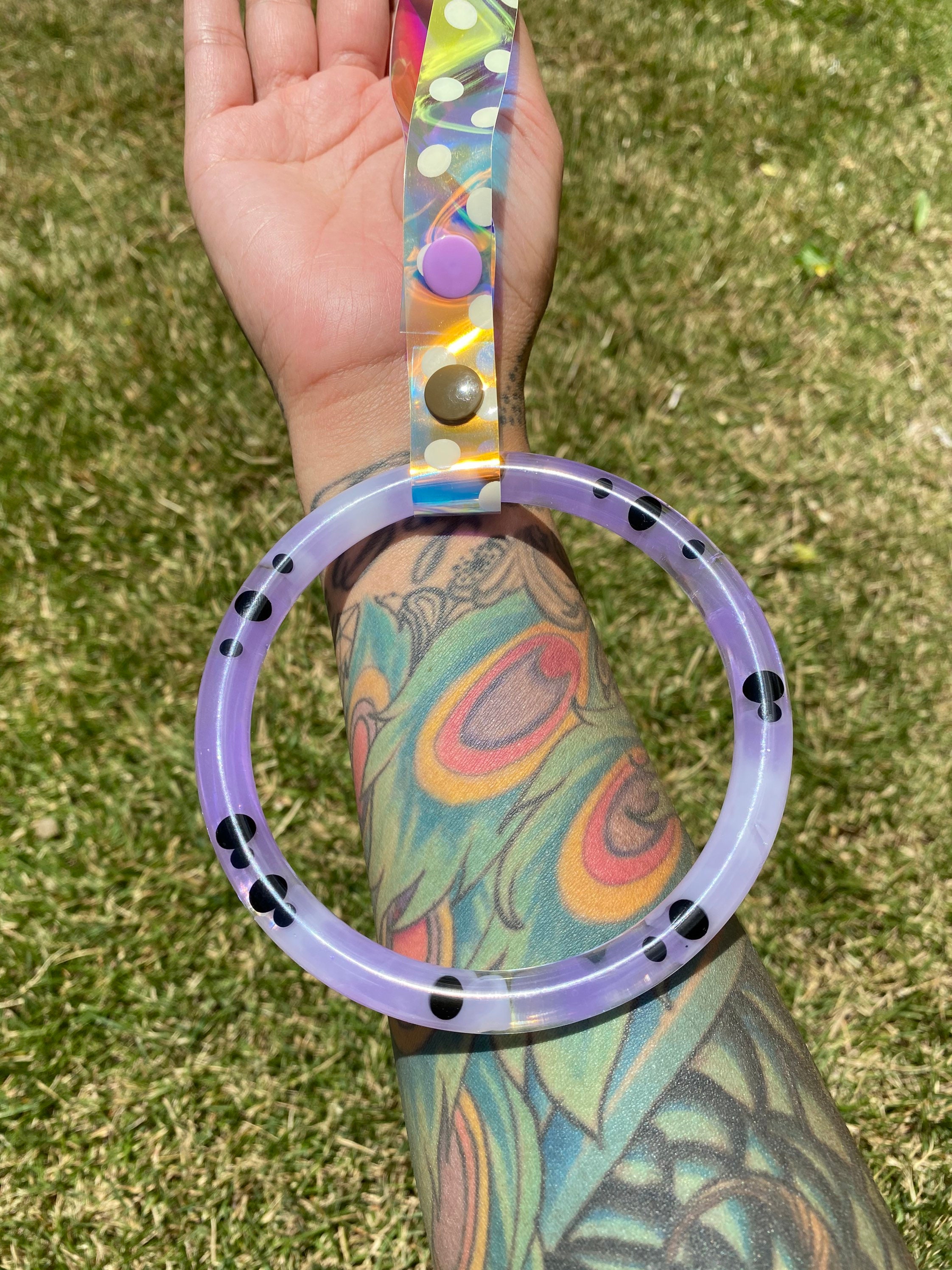 SALE UBE Milk Tea Boba JDM Tsurikawa Round Handle Purple | Etsy