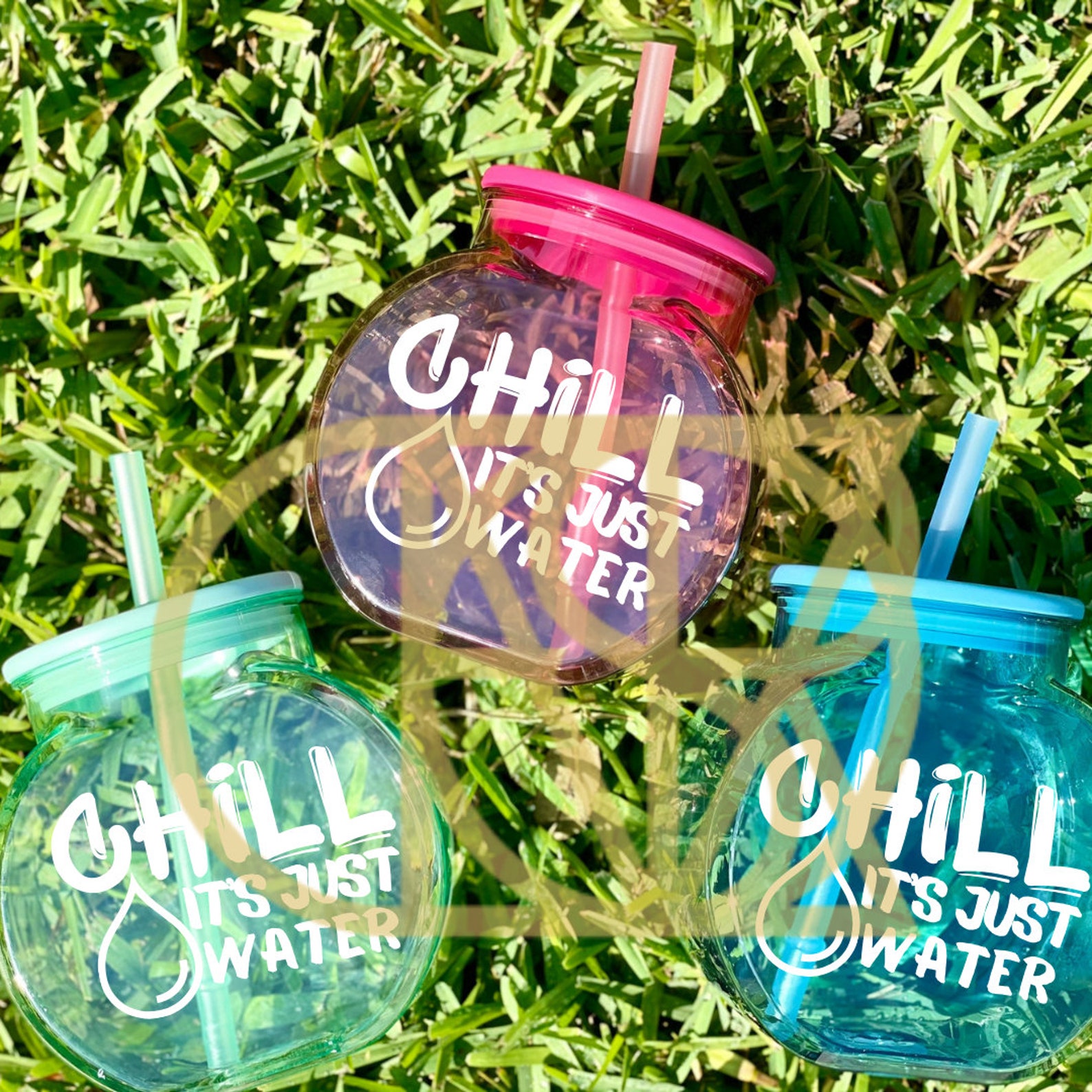 Chill It's Just Water -- SVG, PNG, JPEG - Etsy