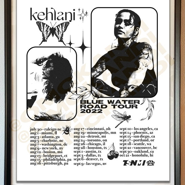 Kehlani Blue Water Road Poster - Etsy