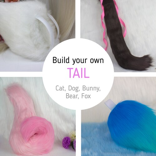 Build Your Own Faux Fur Tail Cat Tail Dog Tail Bunny - Etsy