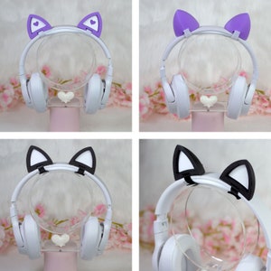 Cat Ears Headset Attachments | Headphone Accessories | Build Your Own ...