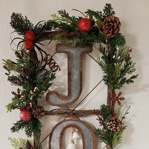 JOY Rustic Holiday Wall Hanging - Etsy