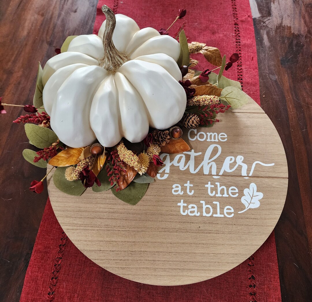 Fall/thanksgiving Lazy Susan Centerpiece - Etsy