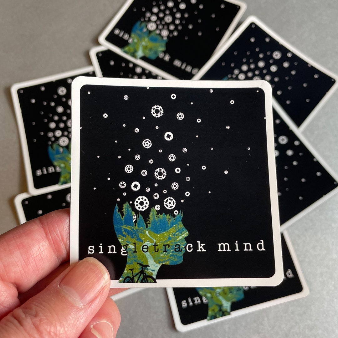 Singletrack Mind - Mountain Biking Art - Magnet - Etsy