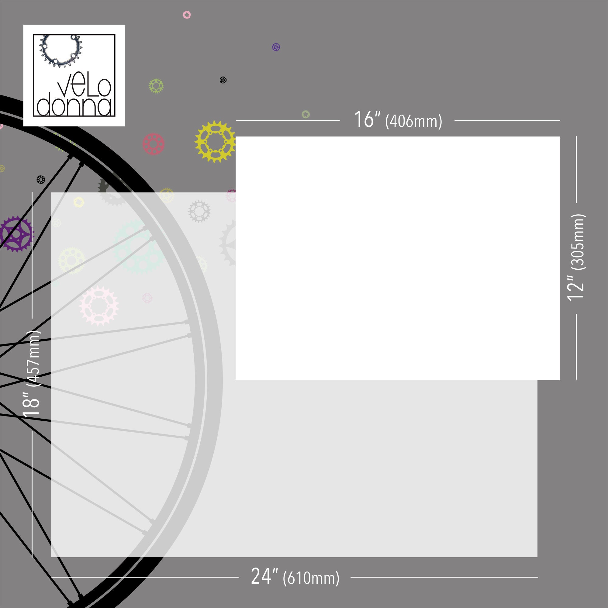 Cycling Print - Bike Chain Infinity Symbol With Inspirational Quote ...