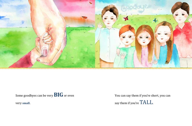 Saying Goodbye Children's Book - Digital Ebook (EPUB) - Etsy
