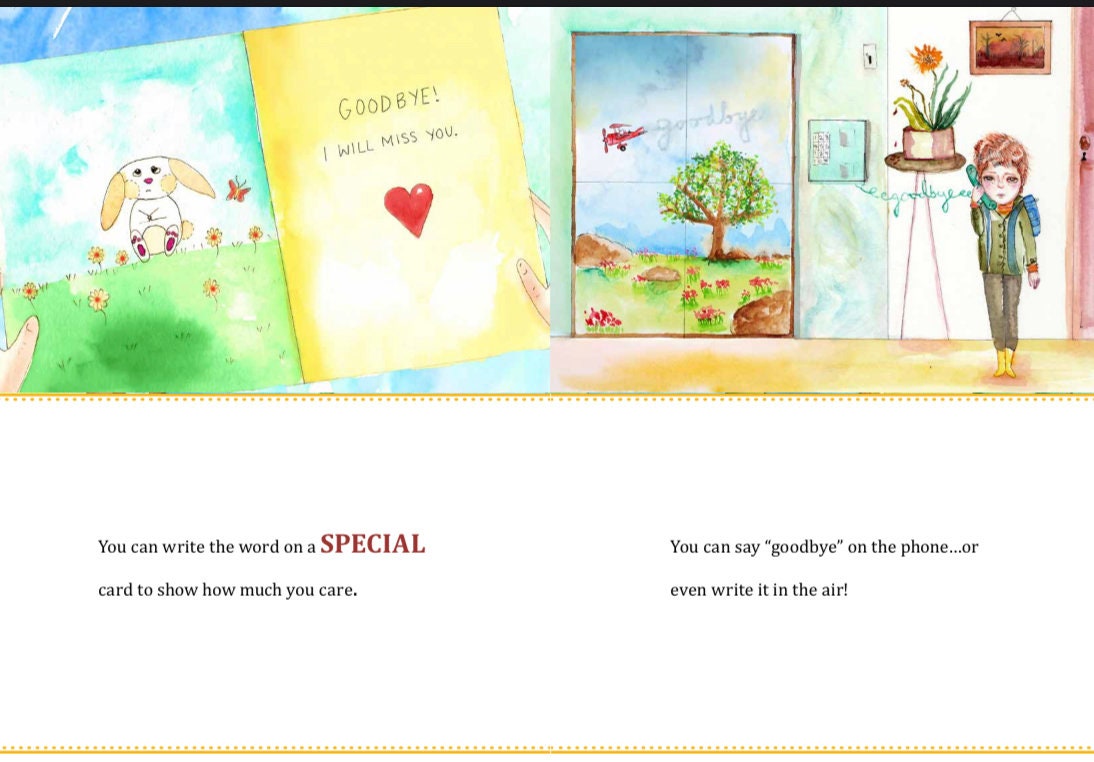 Saying Goodbye Children's Book - Digital Ebook (EPUB) - Etsy