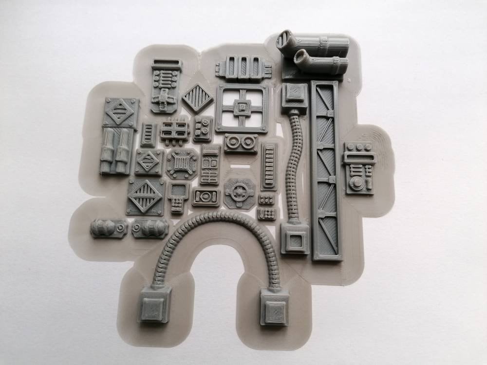 28mm Sci Fi Greebles, Kitbash, Cyberpunk,legion,stargrave, Control ...