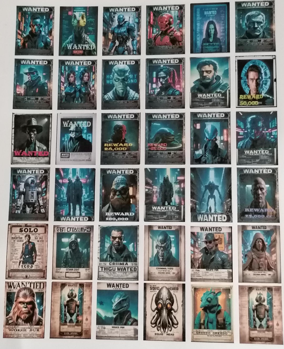 28mm Sci Fi Billboard Wanted Posters Addon - Etsy