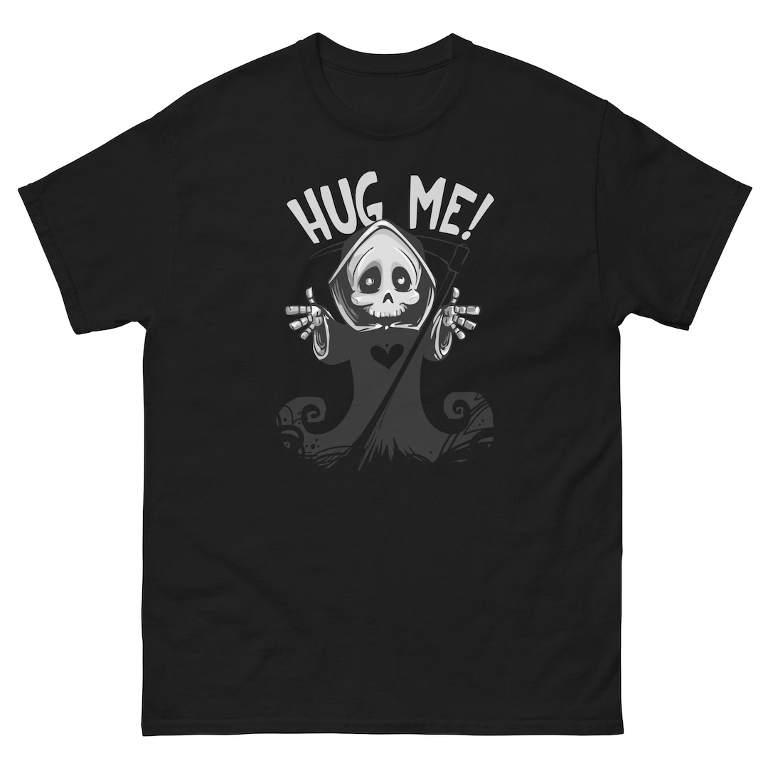 Funny Halloween Hug Me Grim Reaper Skeleton Costume - Etsy