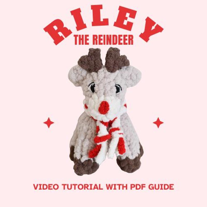 Riley the Reindeer - Etsy