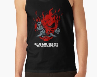 Cyberpunk Samurai Tank Top - Etsy