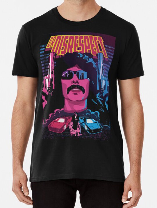 Võõristage mõõk Nali dr disrespect t shirt tunda Banzai Jõulud