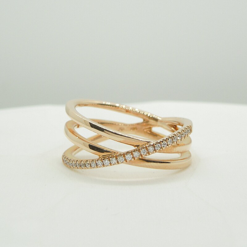 Overlapping Ring - Etsy