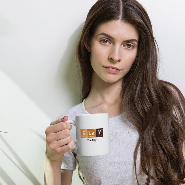 Slay the Day Periodic Table Mug - Etsy