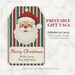 Editable Faux Latch-hook Christmas Gift Tags | Cute Santa, Mrs. Claus ...