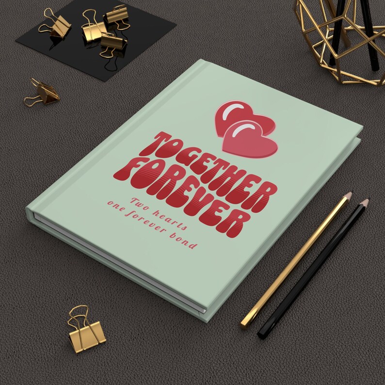 Better Together Hardcover Journal Cute Valentine's Day Gift | Hardcover ...