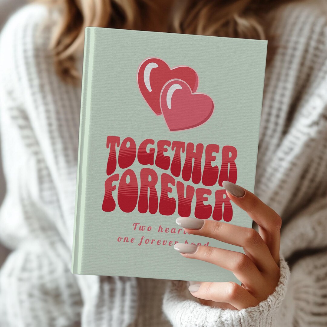 Better Together Hardcover Journal Cute Valentine's Day Gift | Hardcover ...