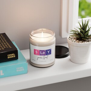 Slay Your Goal Candle | Goal Setting Gift | Motivational Soy Candle ...