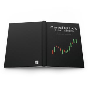 Candlestick Chronicles Trading Journal | Matte Hardcover Notebook for ...