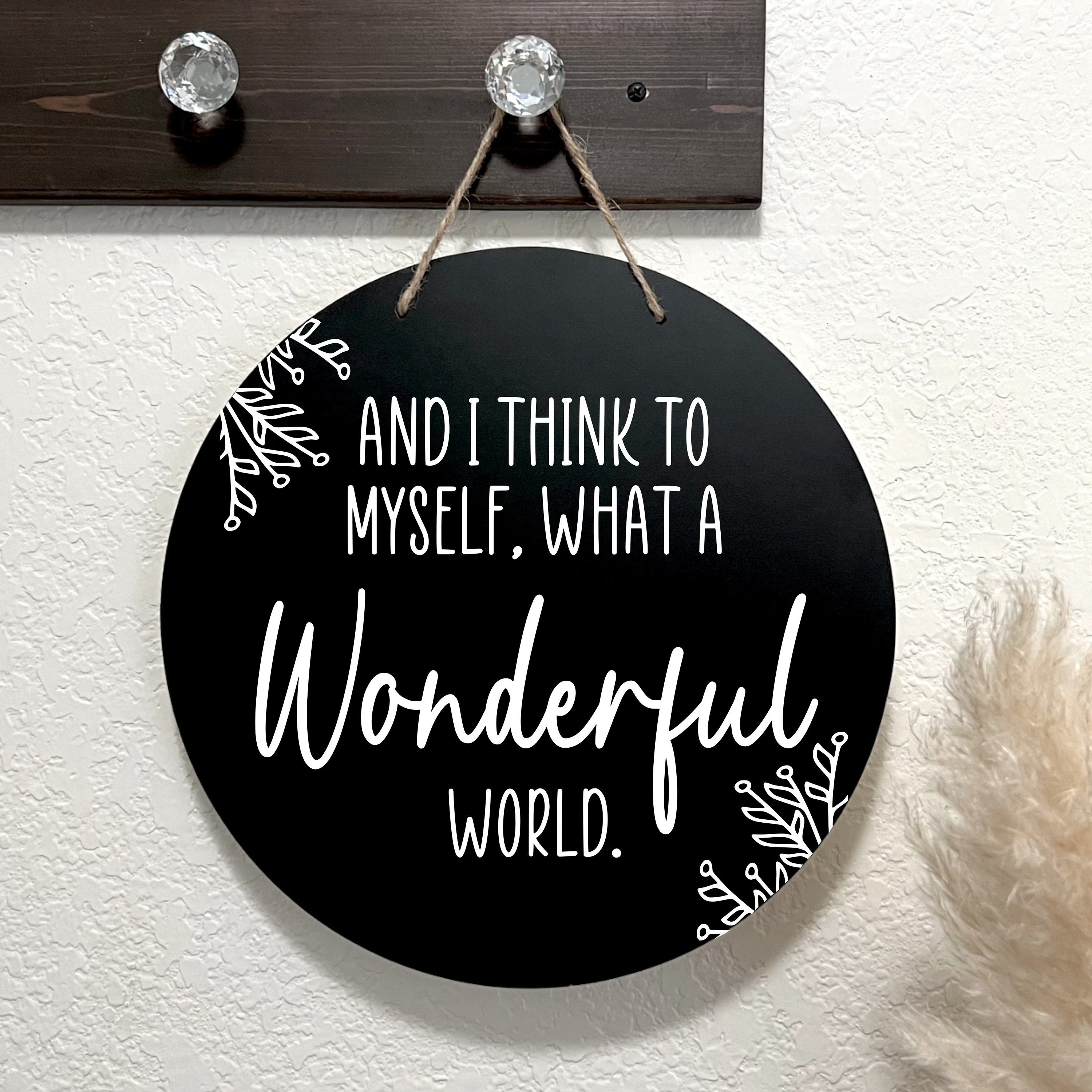 What A Wonderful World - Svg | Eps | Dxf | Png | Digital Downloads ...
