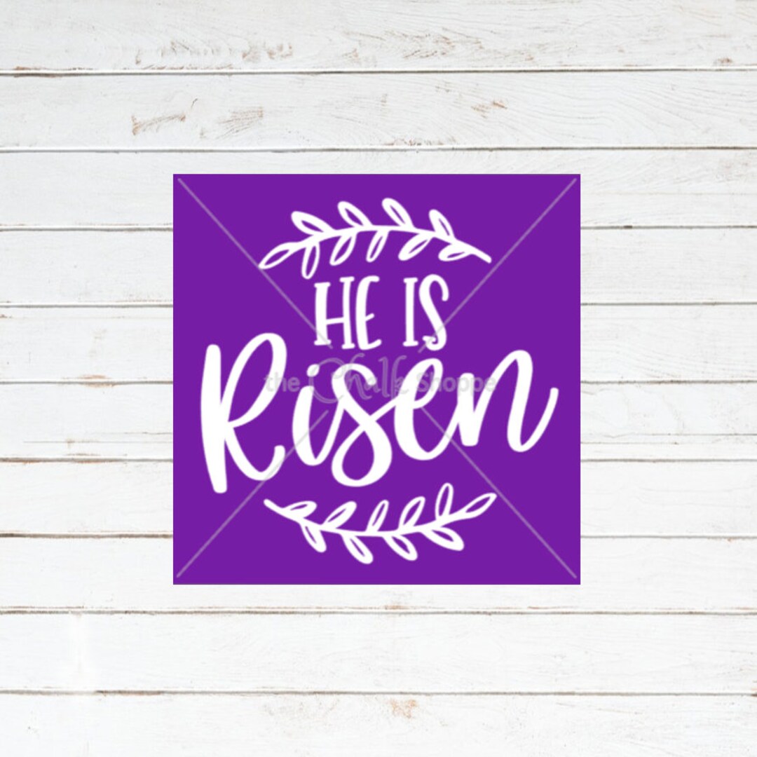 He is Risen Silkscreen Adhesive Stencil - Etsy