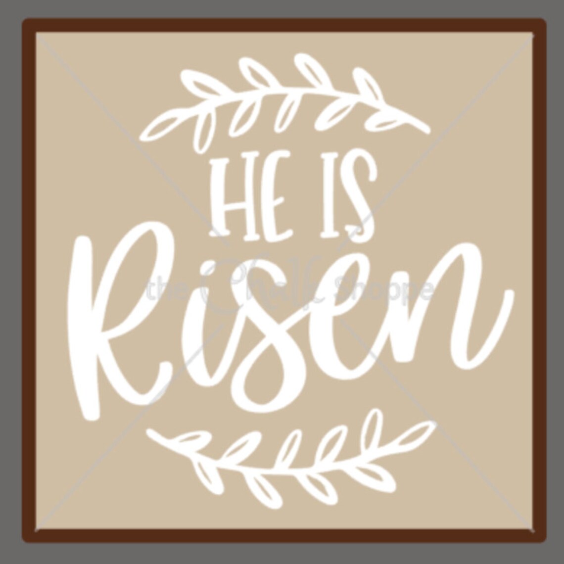 He is Risen Silkscreen Adhesive Stencil - Etsy