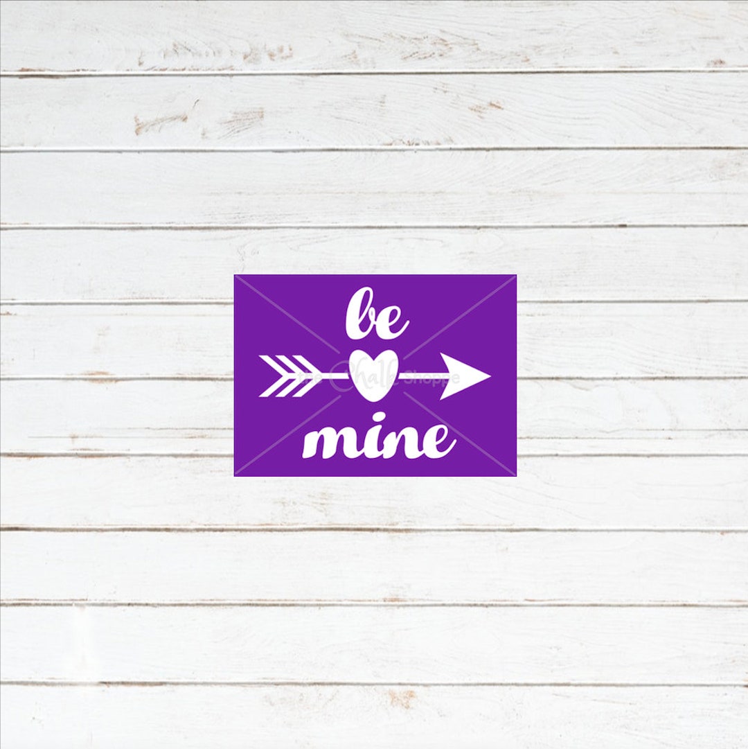 Be Mine Silkscreen Adhesive Stencil - Etsy