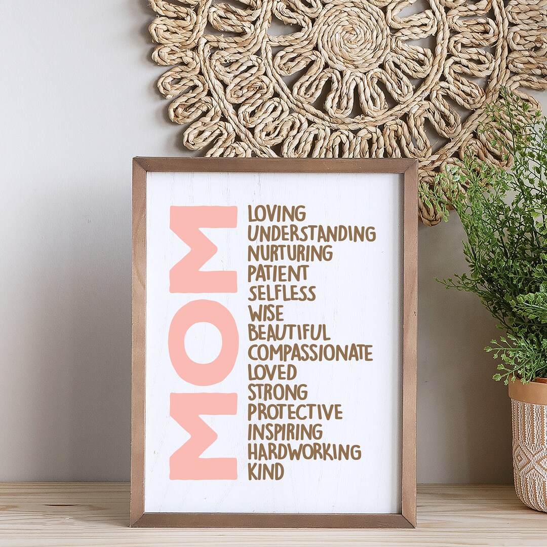 Mom Traits - Svg | Eps | Dxf | Png | Digital Downloads - SVG File ...