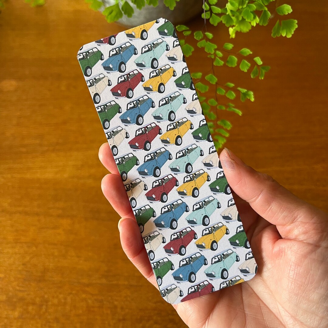 Mini Cooper Bookmark: Retro Car Lover Gift - Etsy
