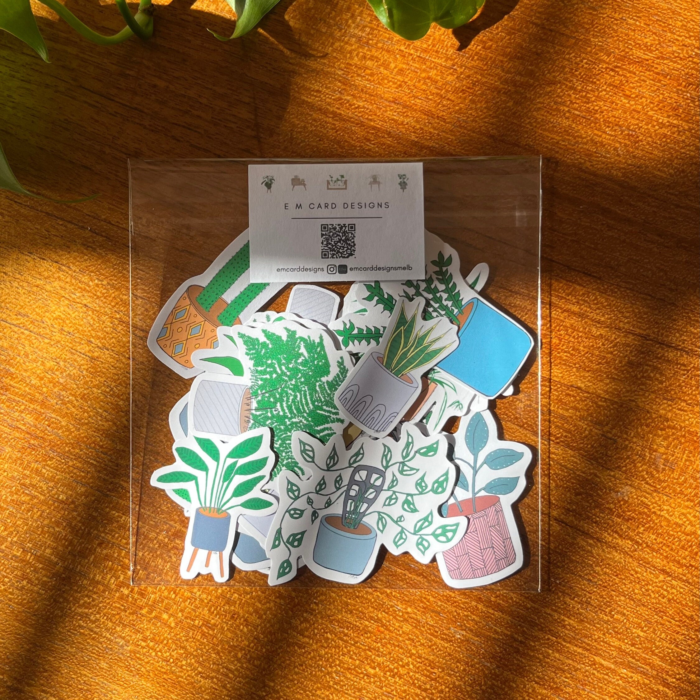 Potted Plant Stickers - Ready to Ship - Vinyl - Matt - Gloss - Free ...