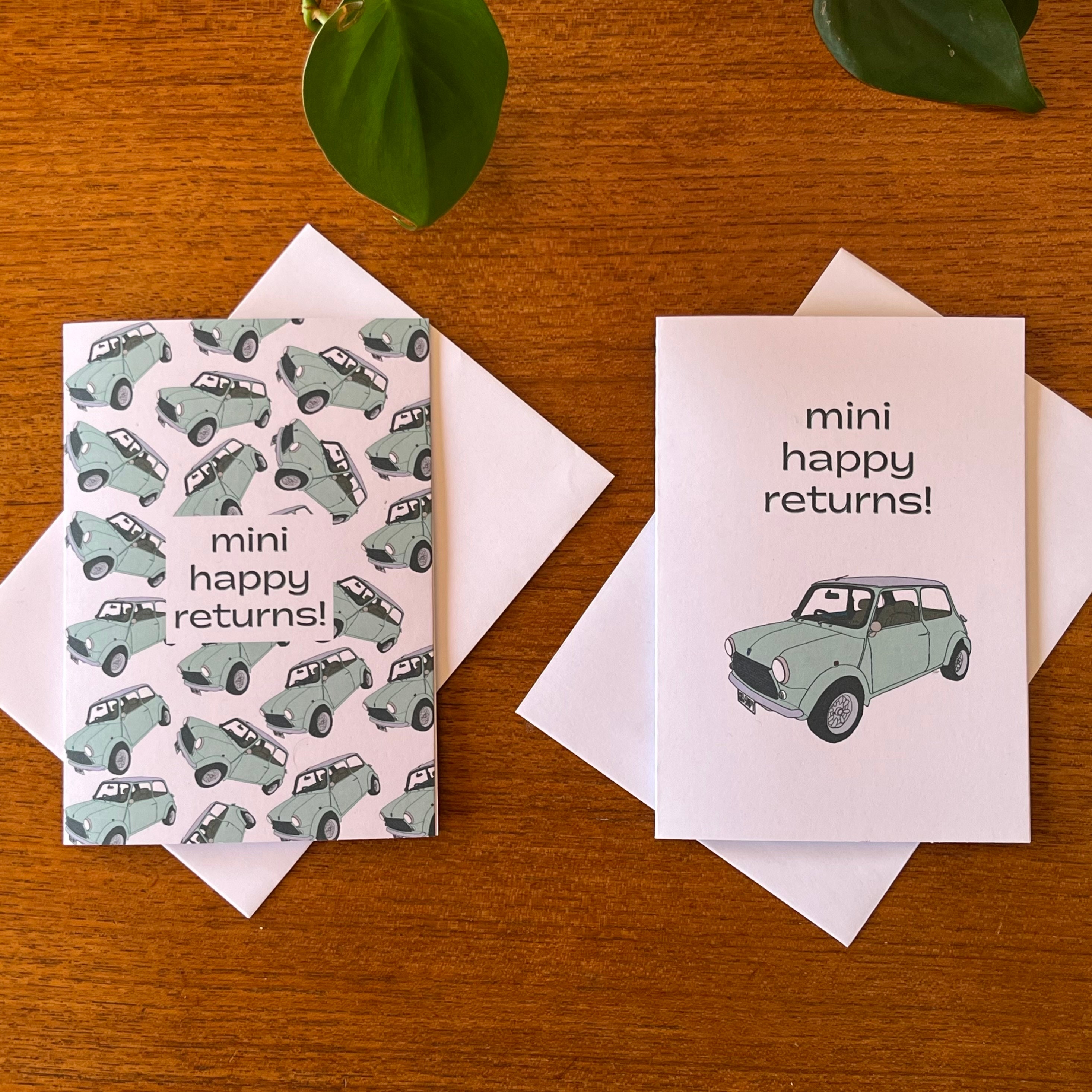 Mini Cooper / Mayfair Birthday Day Card ready to Ship - Etsy Australia