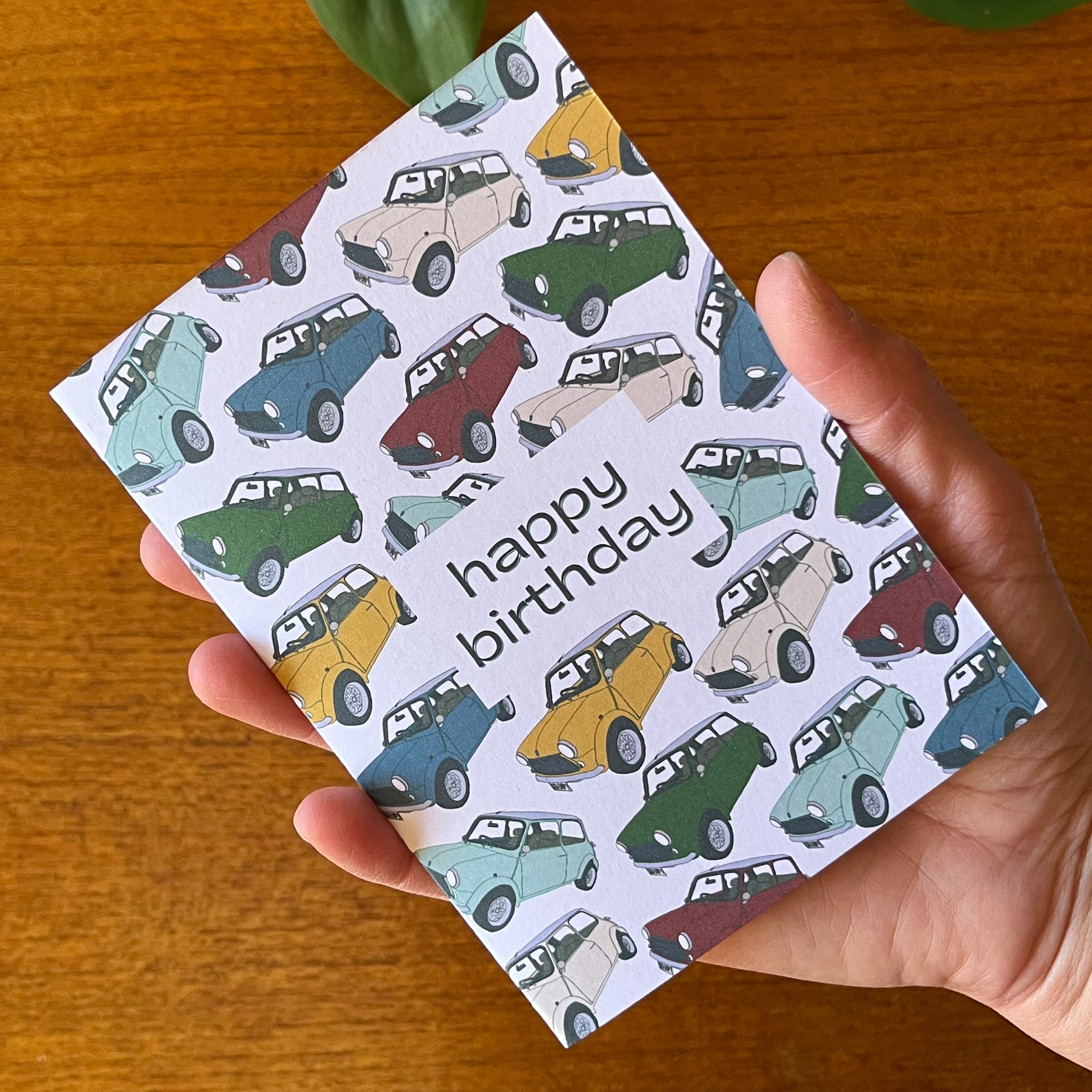 MINI Cooper / Mayfair Birthday Day Card ready to Ship - Etsy