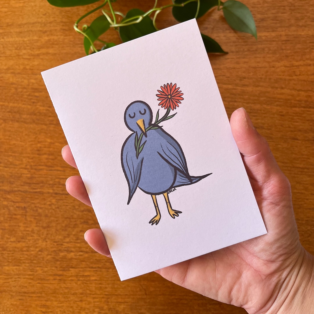 Im Sorry Condolences Sympathy Loss Bird With Flower Greeting Card Ready ...