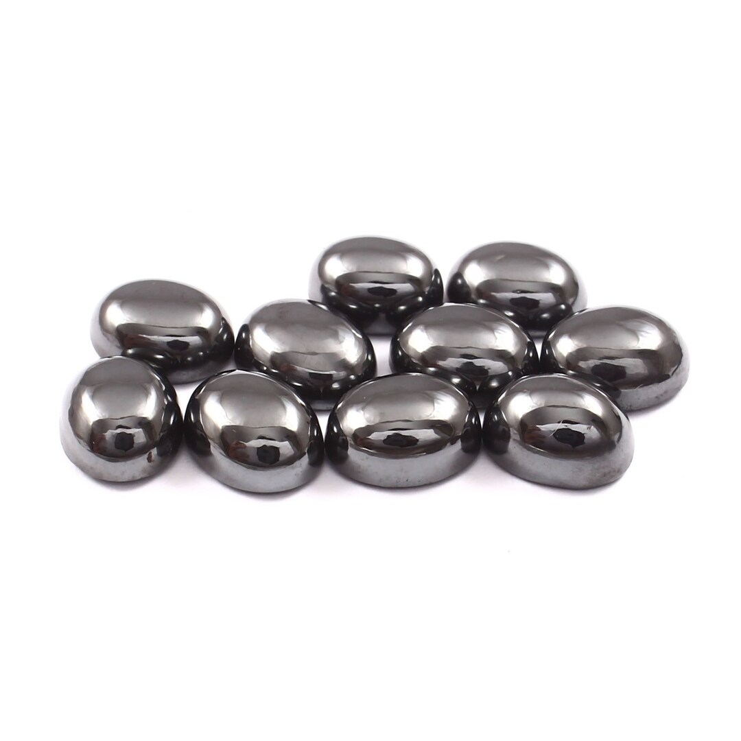Hematite Gun Metal Natural Black Gemstone for Making Jewelry - Etsy