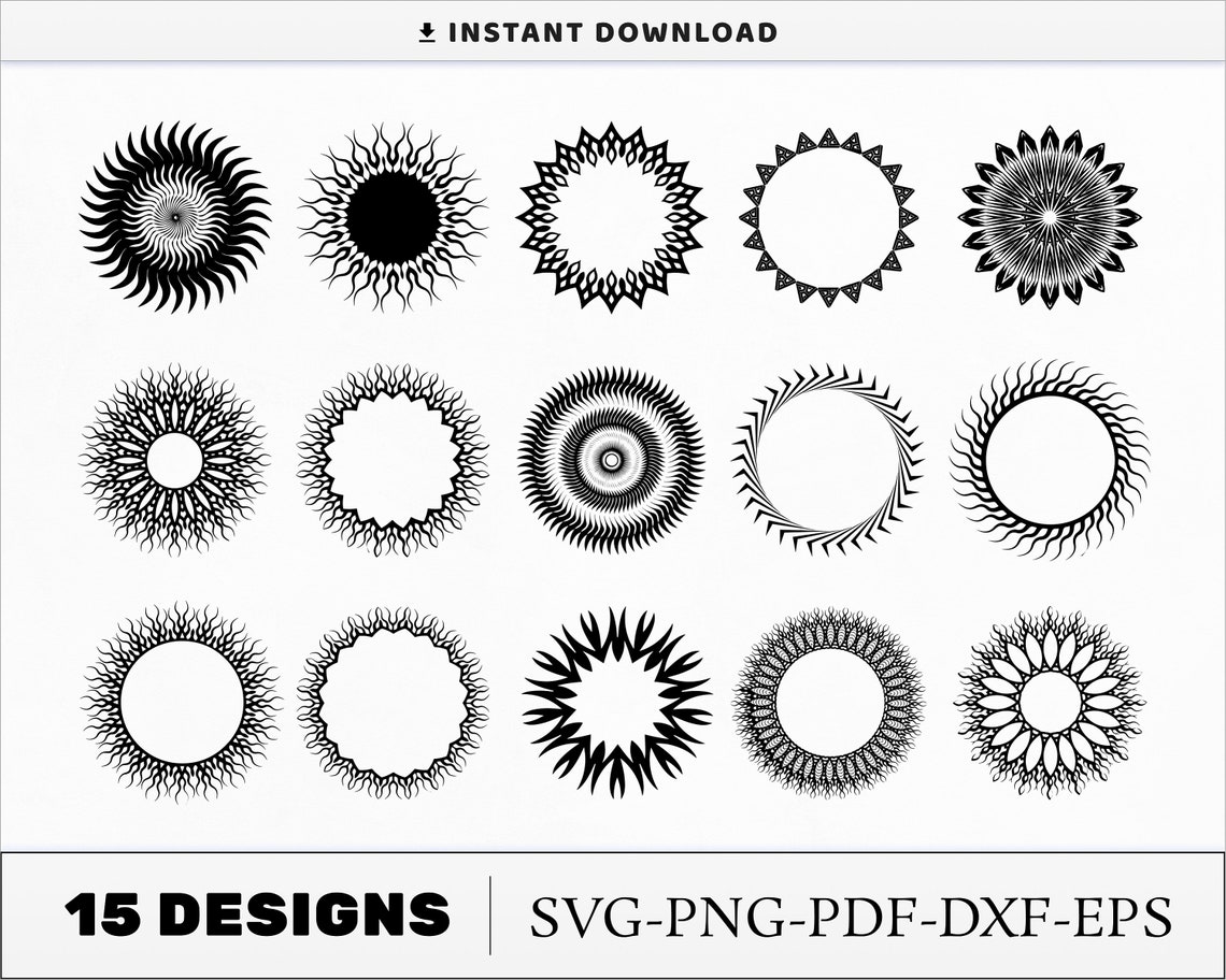 Sunshine SVG, Radiant Sunburst, Sun Outline Svg, Sun Svg, Sunbursts Svg ...
