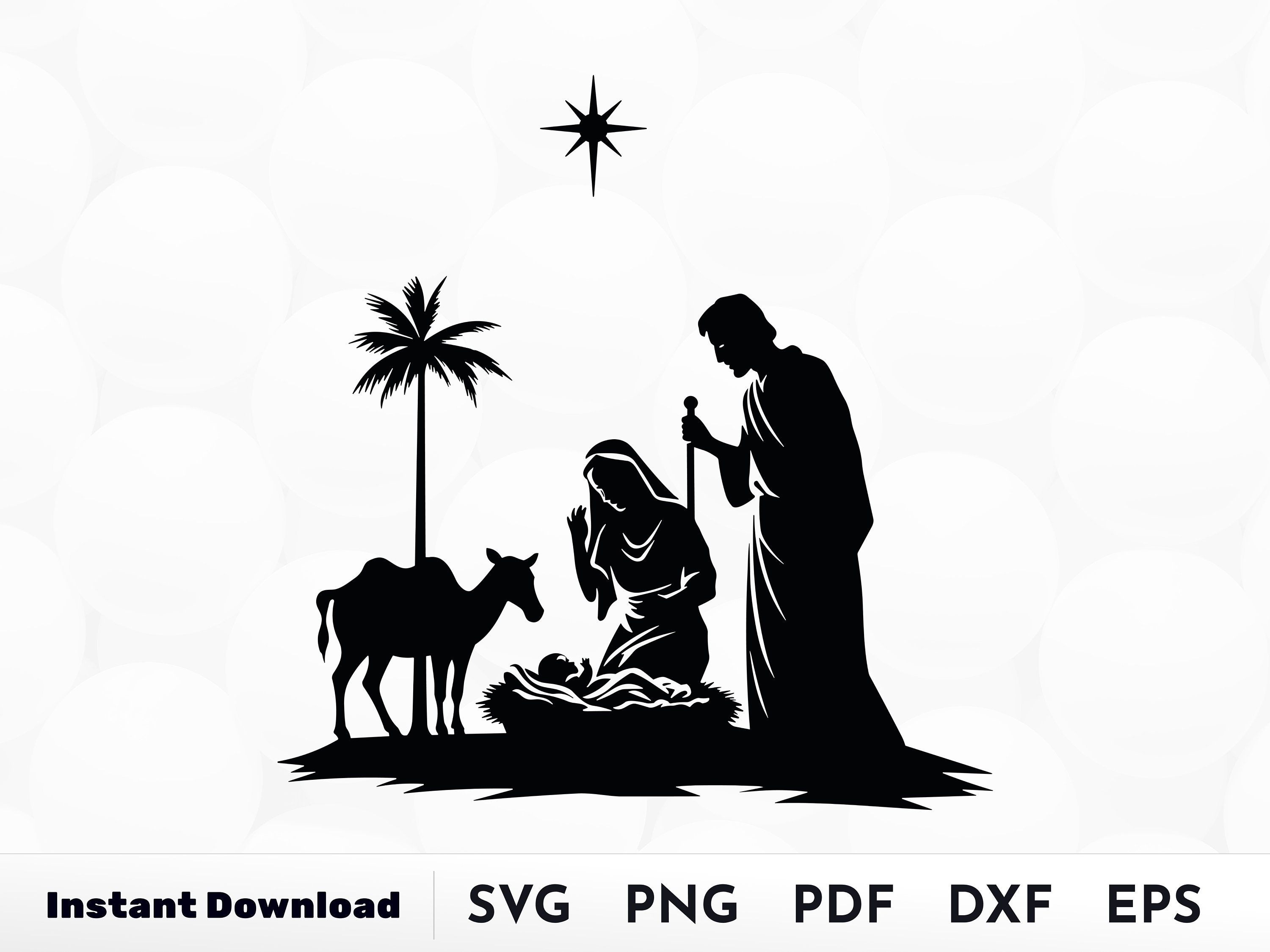 Escena De La Natividad Negra Clipart La Natividad Martin Schongauer