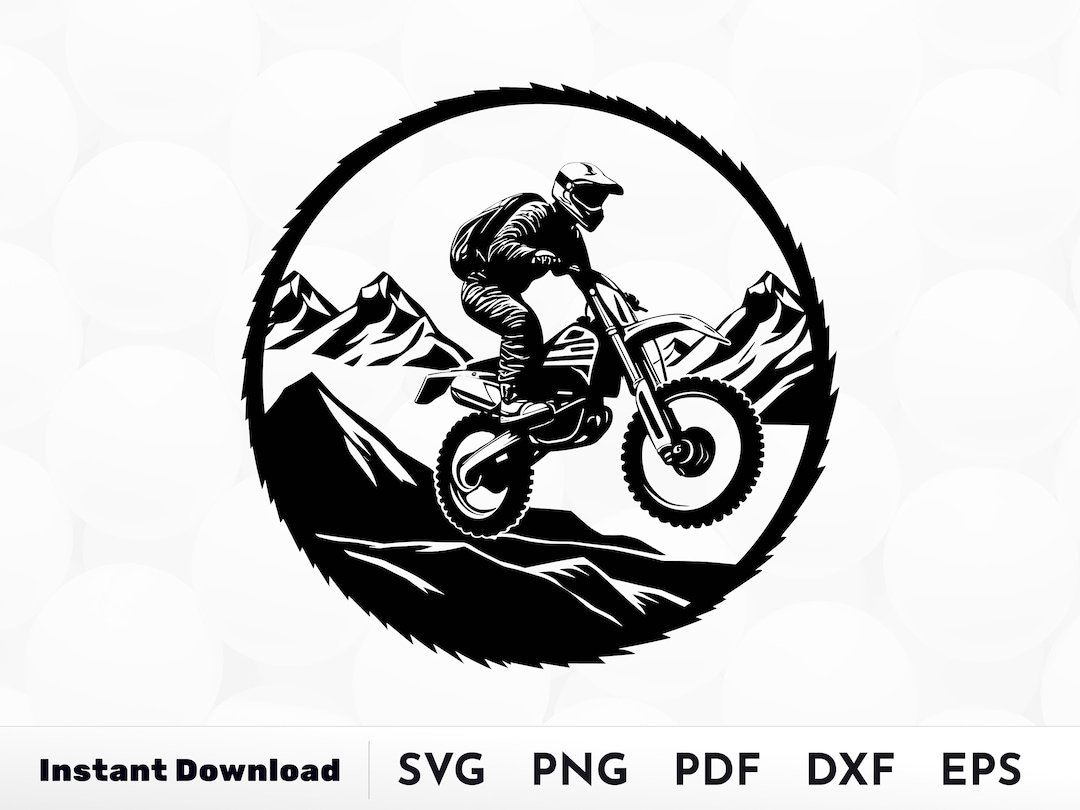 Motocross Rider Svg, Dirt Bike Svg, Motocross Rider Clipart, Motocross ...