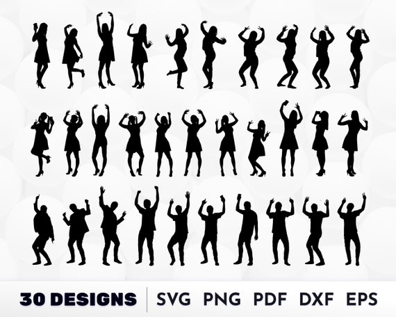 Party Menschen Silhouette