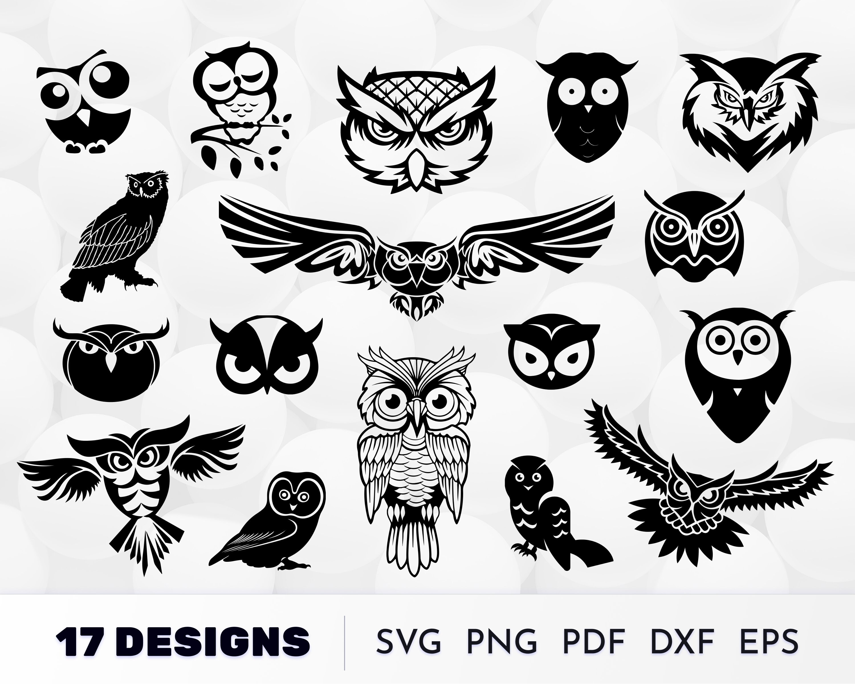 Owl Svg Cute Owl Svg Winter Owl Svg Owl Cut Files OWL BIRD - Etsy