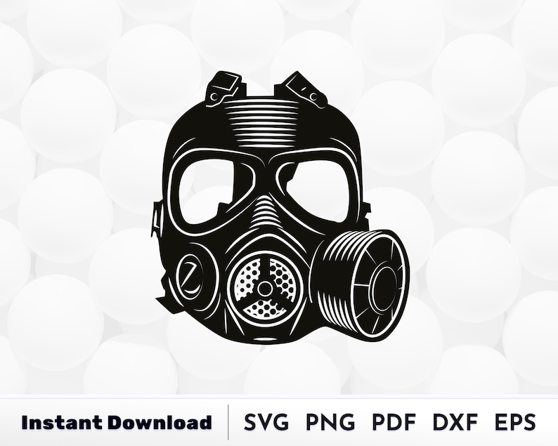 Gas Mask SVG, Mask Svg, Firefighter Svg, Poison Svg, Biohazard SVG, Gas ...