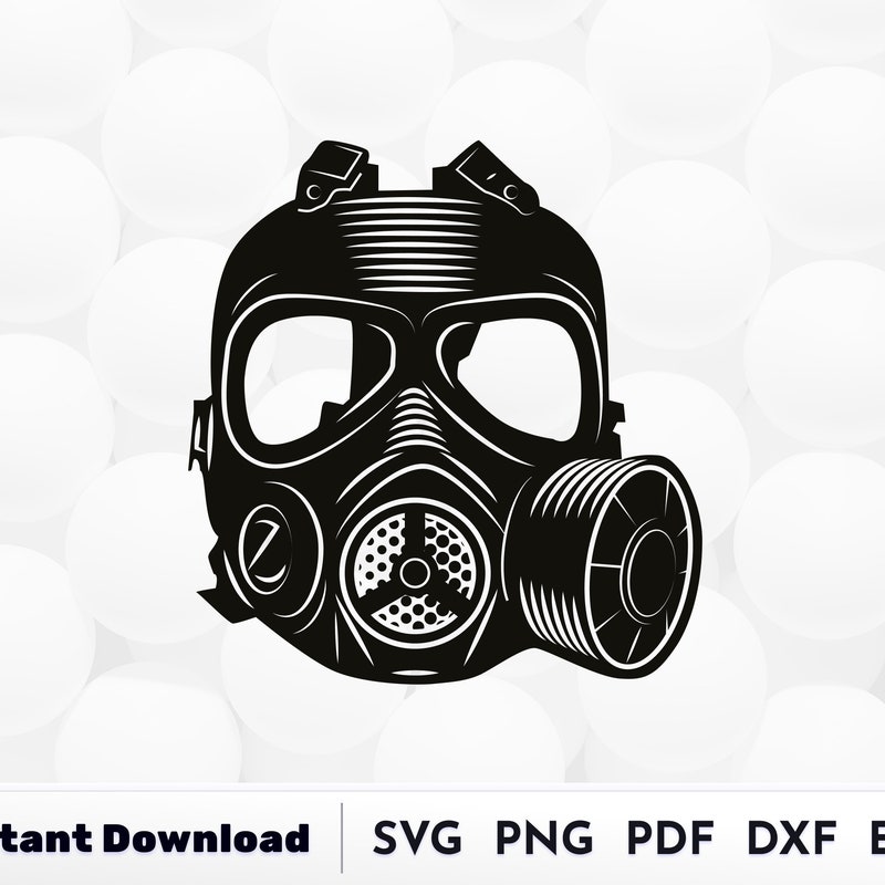 Gas Mask Svg - Etsy