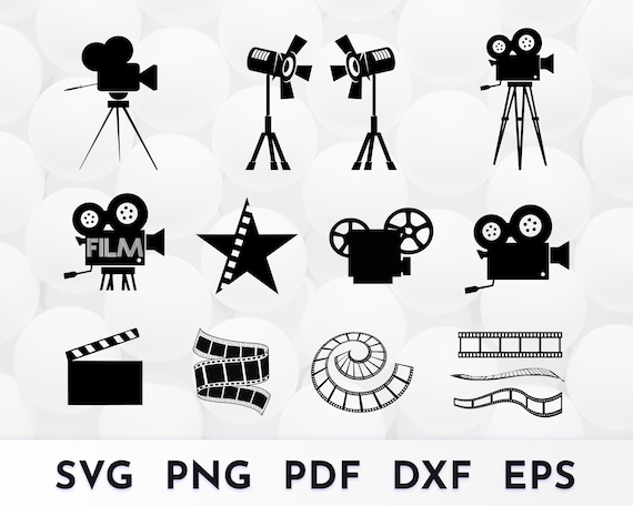 Film SVG Film Strip Png Movie Svg Vintage Film Clipart - Etsy